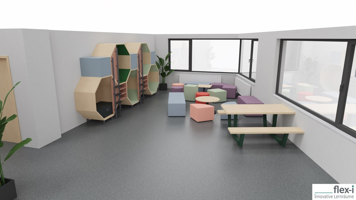 flex-i GmbH - flexible-innovative Lernräume - Takerspace by trend interior